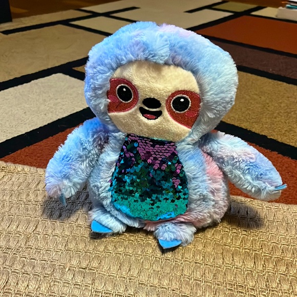 Toys | Sloth Stuffy Unicorn Colored Glimmer Belly | Poshmark
